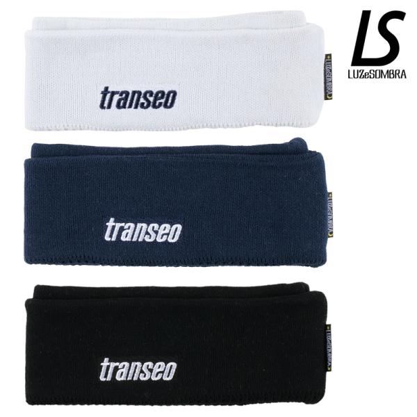 LUZ e SOMBRA の トランセオダブルヘアバンド！ルースイソンブラのヘアバンドです。transeoシリーズに合わせたダブル仕様が新しいヘアバンド。総柄のロゴにCOOLMAXの糸を使用しているので吸湿性に優れています。折り返し時の大き...