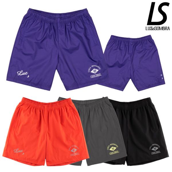 LUZ e SOMBRA の ストレッチタフタバギーショートパンツ !!ルースイソンブラの裏メッシュピステハーフパンツです。ストレッチが加わった丈夫で肌触りの良い防風性の高い、ストレッチタフタ生地を使ったヒップから裾にかけて広がるバギーシル...