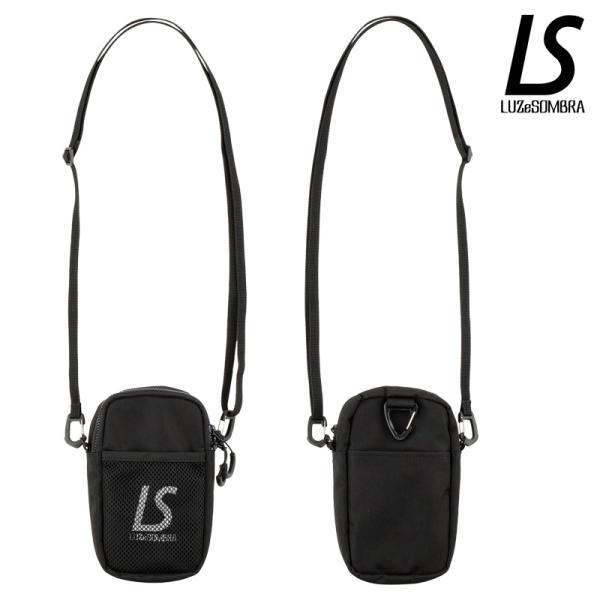 LUZ e SOMBRA の スリム ミニショルダーバッグ！ ルースイソンブラのショルダーバッグです。スマートフォンなど本当に必要なアイテムだけを持ち運べる使い勝手の良いショルダーバッグです。サイズ：W9.5cm×H17cm×D3cm容量：...
