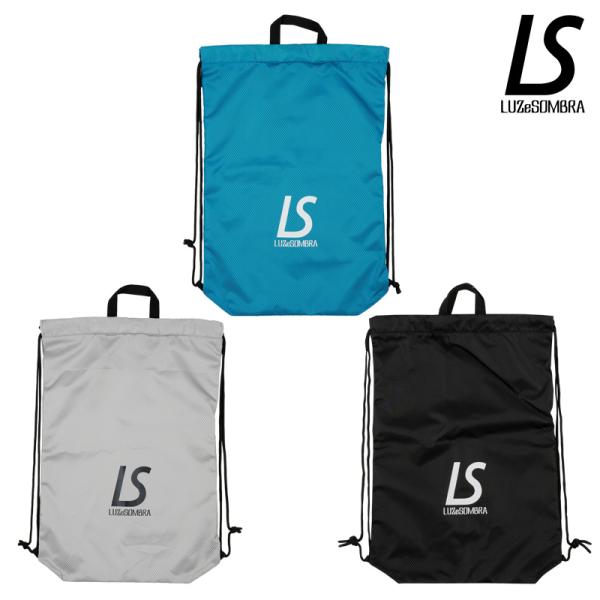 LUZ e SOMBRA の LS ナップザック！ ルースイソンブラのナップザックです。リュックでも使用されるしなやかさと強度をもったナップザックです。大きさもシューズやボールなどすっぽり入る大きさです。貴重品もすぐにアクセス出来るポケット...