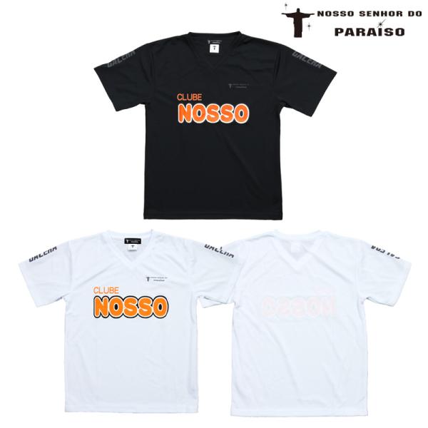NOSSO SENHOR DO PARAISOのクラブノッソプラシャツ!!  ノッソセニョールドパライーゾのVネックプラクティスシャツです。 オレンジが映えるブラジルで数々のウェアスポンサーを務めたBANCO BMGロゴをNOSSO流にアレ...