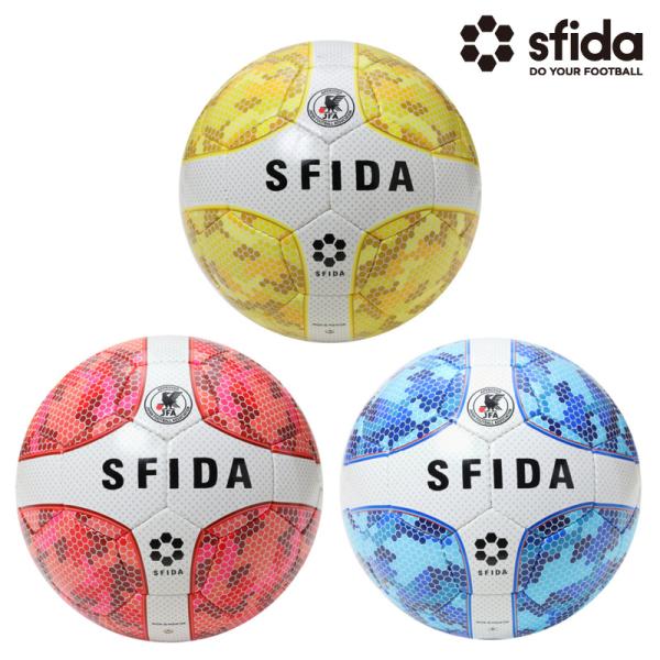 sfida の インフィニート メタ  !! スフィーダのフットサル4号球です。JFA検定球です。高耐久ハンドステッチ 太い糸を使用し、手作業で縫製。摩擦や衝撃に強く、毎日のハードな練習でもパンクや変形が起きにくい構造です。バランスの取れた...