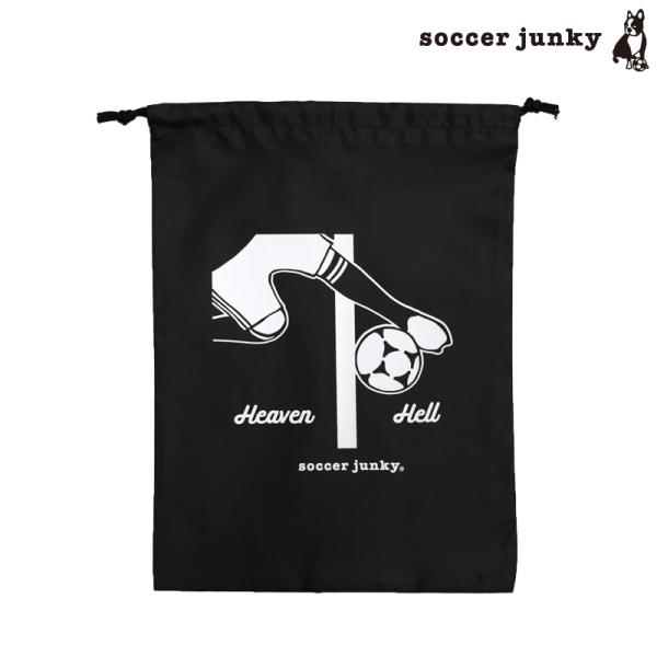 soccerjunkyの ミラクルVAR+9マルチバッグ！サッカージャンキーのマルチバッグです。ウェアやシューズ、小物などの収納にオススメのサブバッグです。軽くて畳めるので、持ち運びが便利です。紐は両側から絞れます。人気で親しみのあるJER...