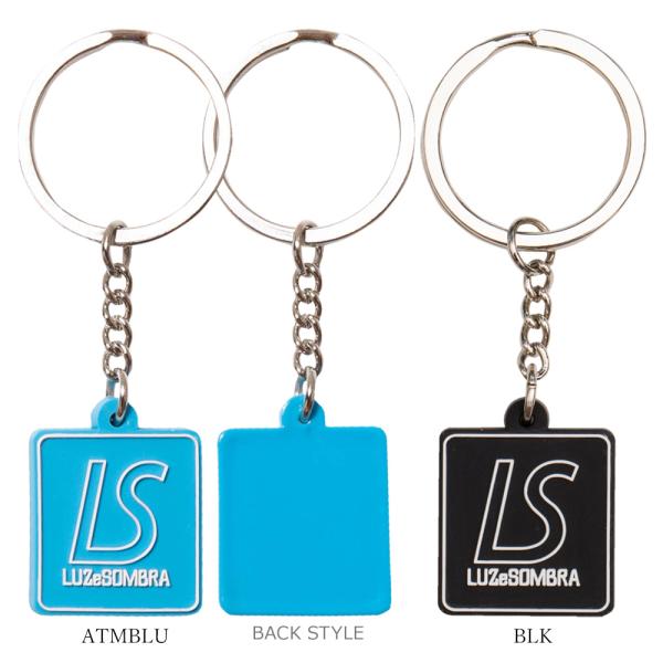 LUZ定番のキーホルダー。キーホルダーとしてはもちろん、ファスナーアクセ・バッグアクセとしてもお勧めです。Size：約2.5cm×約2.5cm本体/PCVキーチェーン/真鍮【１つのみネコポス対応可】