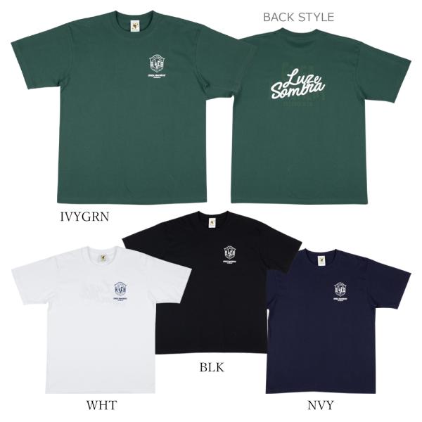 LUZのルーツでもある【 BRASIL 】 をテーマに、開放感のあるグラフィックを落とし込んだシリーズ。背面のロゴは２色使いになります。スポーティー感のあるコットンTシャツになります。Size[身丈/身幅/袖丈(cm)]S [63/47/1...