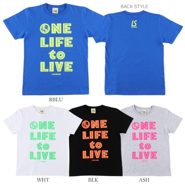 『ONE LIFE to LIVE』人生は一度きり。感謝と敬意を心を胸に、一度きりの人生を楽しんで欲しい。LUZが伝えたい言葉としてT-SHIRTのNEWデザインとなりました。Size[身丈/身幅/袖丈(cm)]120 [47/35/14]...