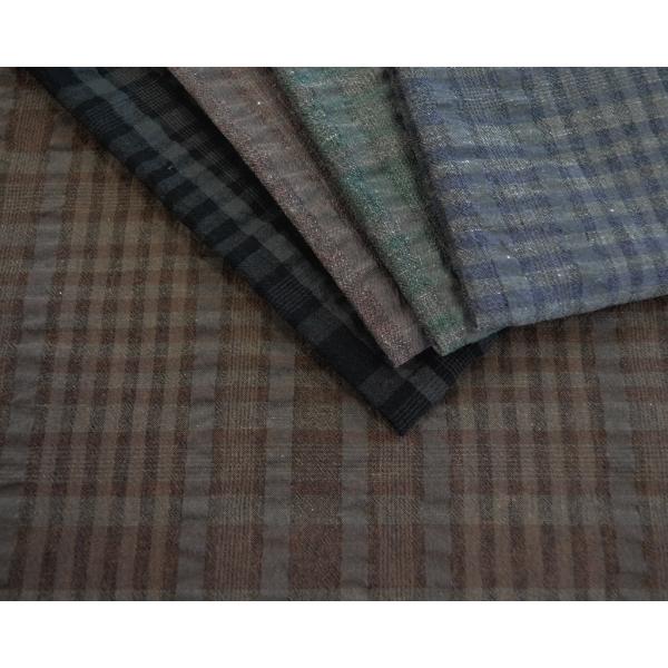 品番 ASK-C-803品名  綿/麻フクレサッカー規格  108/110cm巾混率  綿77％ 麻（ラミーリネン）14%ポリエステル9％価格  １４００円/ｍ単位販売商品説明シャリ感のあるさわやかな綿麻素材。撚糸を使ったボイル生地。シアサ...