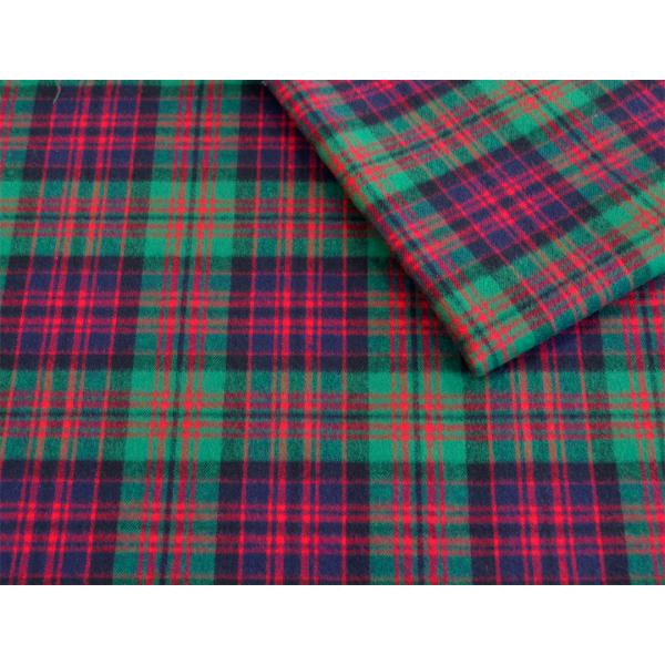生地幅：108cm混率：綿100％30番双糸を使用した、定番タータンチェックに毛足の長いシャギー起毛加工でウォーム感をプラスしたWinter Cotton素材。新潟県の見附・栃尾産地で織られた品質の良い布帛です。片面起毛。◆価格改定（値上げ...