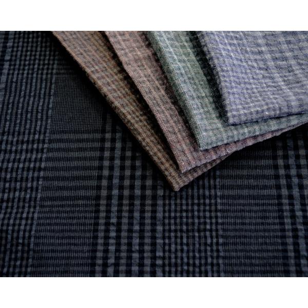 品番 ＡＳＫ−Ｃ−８０２品名  綿/麻フクレサッカー規格  108/110cm巾混率  綿77％ 麻（ラミーリネン）14%ポリエステル9％価格  １４００円/ｍ単位販売商品説明シャリ感のあるさわやかな綿麻素材。撚糸を使ったボイル生地。シアサ...