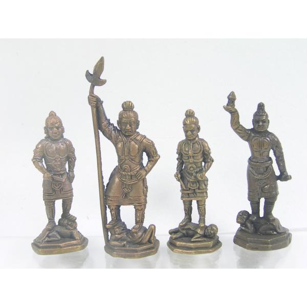 風水天珠堂  241003開運縁起のミニ仏像です。四天王サイズ    持国天  37×13×12mm             増長天  51×14×13mm             広目天  37×13×12mm             毘...