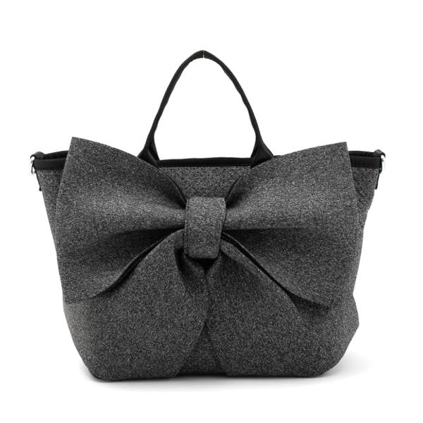 「商品情報」「主な仕様」トートバッグ レディース 軽量 ネオプレーン バッグ 通勤 通学 大容量 通勤バッグ 肩掛け 斜め掛け 2way リボン ダイバー素材 ネオプレン リボントートバッグ リボンバッグ 手洗い可能 女性 上品 春夏 夏バ...