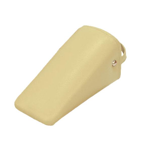 TB-1076-01ブロックセットに入っている三角ブロック（大）の単品です。裏面に滑り止めゴムシートを取り付けております。幅10cm、奥行き22cm、高さ11.5cmキーワード:三角ブロック大  治療用 補助クッション 施術用 マッサージ用...