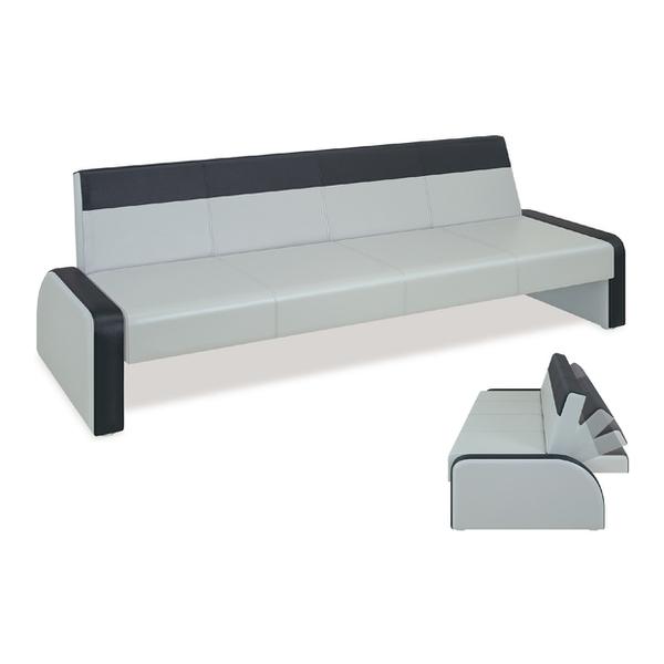 待合ベンチが簡単に緊急時のベッドになるリクライニング機能付き。病院等の限られたスペースでの付き添い者の仮眠用ベッドとして最適。丸みのあるフォルムデザインと機能性を高めたシームライン縫製を採用。