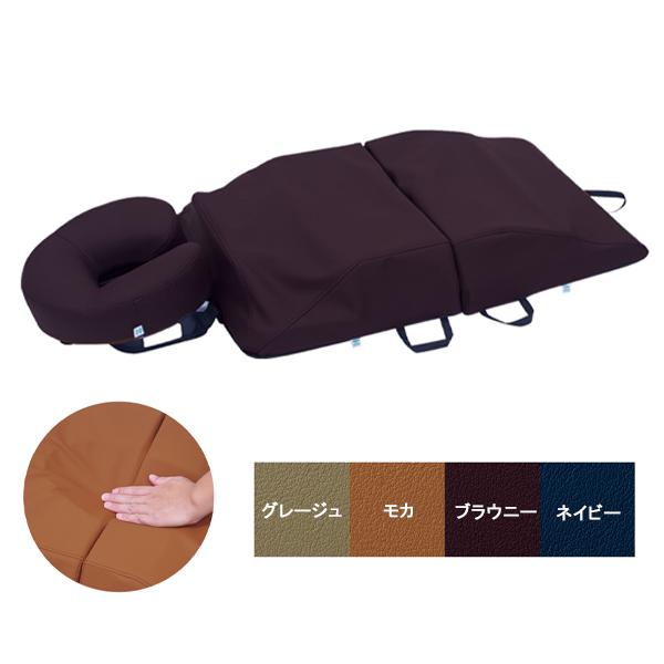 点機能だけをシンプルに構成した3種類の極上サポートクッション。アルコール消毒等を可能にした独自のオリジナルソフトレザーを採用。初心者でも活用できる基本モデル。体型に合わせた容易な調整が可能。