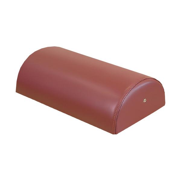 うつぶせ姿勢時に使用するケアーバストなどと併用して使用するマクラです。カラー：クラシックブラウン（BRモデル専用色）。幅50cm、奥行24cm、高さ12cmキーワード:BR半円マクラ特大 治療用 施術用 マッサージ用 補助 クッション マク...