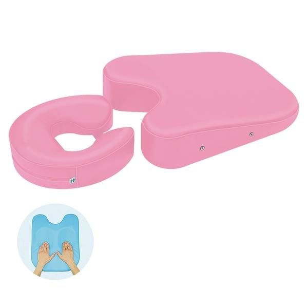 目元の圧迫感を大幅軽減するホールフェイス＆ケアーバスト(エアホール有り)のセット。ホールフェイス：幅30×奥行30×高さ8cm。ケアーバスト(エアホール有り)：幅42×奥行50×高さ3/11cm。ケアーバスト(エアホール有り)：幅42×奥行...