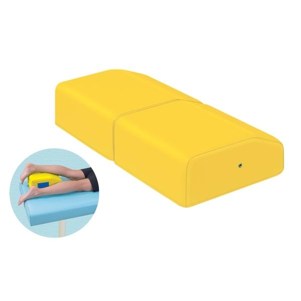 足置きマクラです。2個セットになっているので単体での使用や連結して使用できます。連結方法はマジックテープ式です。幅48cm(24)※(24)は1個のサイズ。奥行28cm、高さ7.5/13cmキーワード:フットポジション 治療用 補助クッショ...