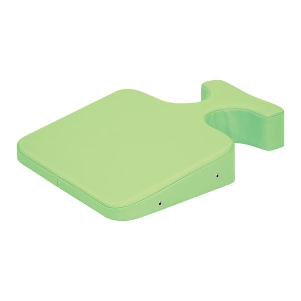 うつ伏せ姿勢の胸当て用として使用するマクラです。幅25/42cm奥行52cm、高さ3/9cmキーワード:Eバスト胸当て 治療用 補助クッション 施術用 マッサージ用 マクラ 枕 マッサージベッド枕