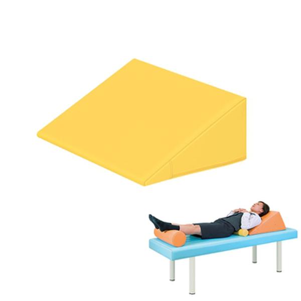 上肢などに使用するマクラです。裏面：滑り止め（ストップレザー）加工付き。※ストップレザーの黒色は変更できません。幅60cm、奥行40cm、高さ20cmキーワード:バックレス 治療用 補助クッション 施術用 マッサージ用 マクラ 枕