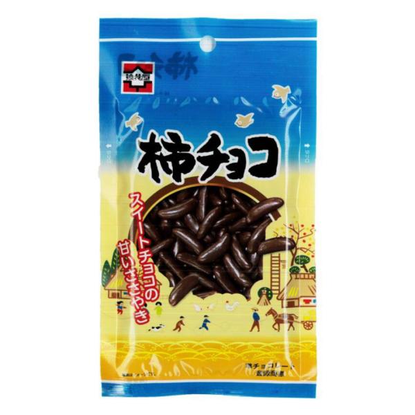 新潟の老舗・浪花屋製菓が手がける「柿の種チョコ」。ピリッとした柿の種と、まろやかなチョコレートの甘さが絶妙に調和した、甘じょっぱい味わいのお菓子です。柿の種の香ばしさと軽い辛味に、チョコレートのコクが重なり、一口食べると止まらなくなるクセに...