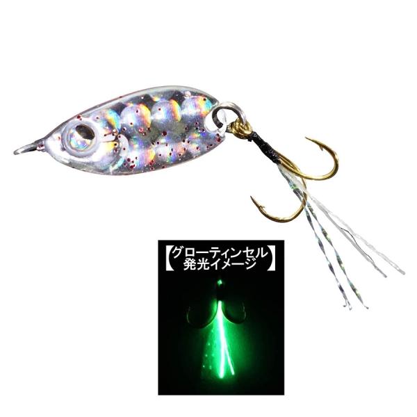 ■フック：シングルフック×2RUDIE'Sマイクロメタル第三弾！フィッシュイーターの捕食ポイントである"フォールアクション"をとことん突き詰めた魚子メタル〜ひらり〜。 「幅広S字ボディ」「縦アイ設計」「グローティンセル」など新たな進化とこれ...