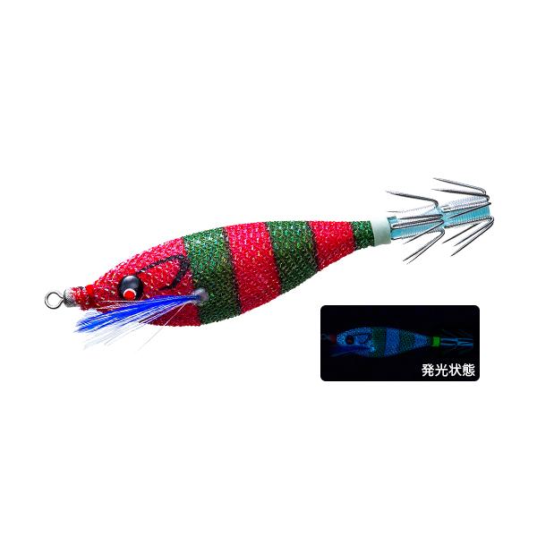 ■ラインナップ75mm/5.5g/Y290mm/8g/Y2ボリュームのある魅惑のぷっくりボディ！イカの視覚へのアピールと、高浮力ボディから繰り出される波動のWアピール！抜群の潮つかみで安定アクションデイゲーム〜夜焚きまであらゆる状況に対応可...