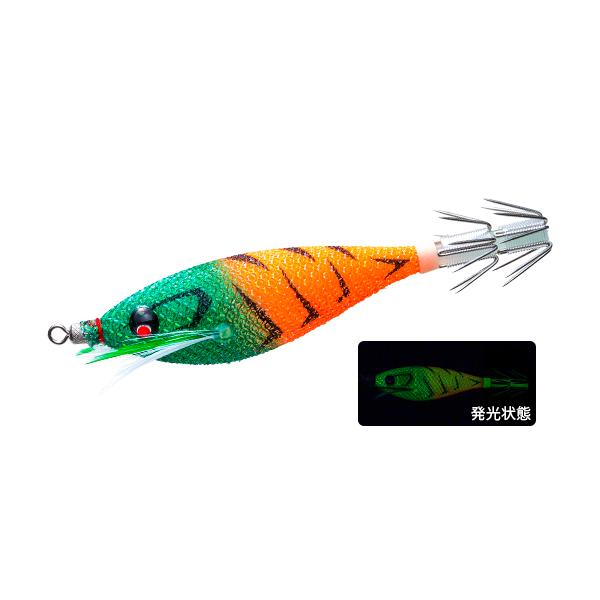 ■ラインナップ75mm/5.5g/Y290mm/8g/Y2ボリュームのある魅惑のぷっくりボディ！イカの視覚へのアピールと、高浮力ボディから繰り出される波動のWアピール！抜群の潮つかみで安定アクションデイゲーム〜夜焚きまであらゆる状況に対応可...