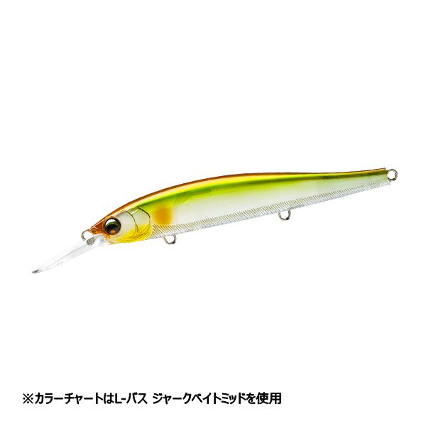 ■タイプ：スローフローティング■サイズ：110mm■重量：15g■リング：#3■フック：#6■飛距離：35ｍ水押しとキレキレダートの両立。ぶっ飛びジャークベイト！リトリーブでは切れの良いウィグリングアクション。ジャーキングでは山なり軌道で水...