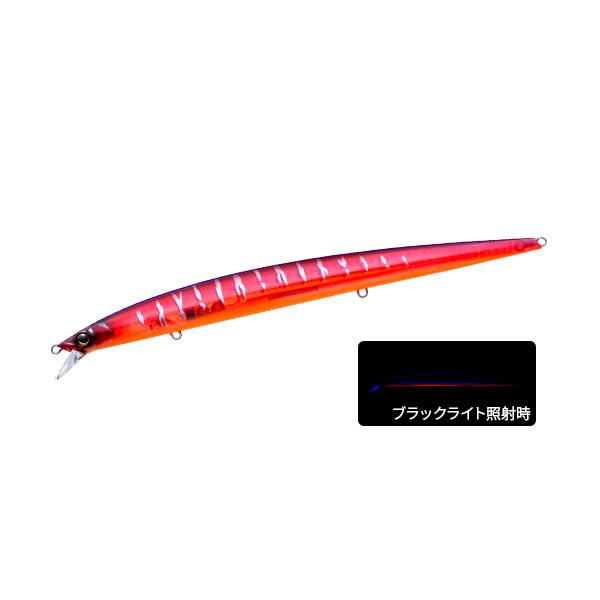 ※ホログラムリップ：GGZS / HBWS / KRGT のみ■ラインナップサイズ/重量/リングサイズ/フックサイズ/飛距離/レンジ/タイプ210mm/31g/#3/#4/50m+α/30〜60cm/フローティングバスミノー最長サイズ・最高...