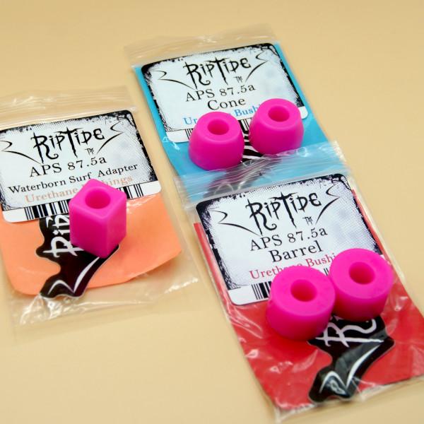 スケートボードブッシュ最大手のリップタイド。キッズからビッグな人、低速から高速ライディング、ミニクルーザー/ストリート/サーフスケート/ロングスケートボードなどスケートスタイル&amp;ジャンルを問わず世界中のスケーターを魅了してます。他の...