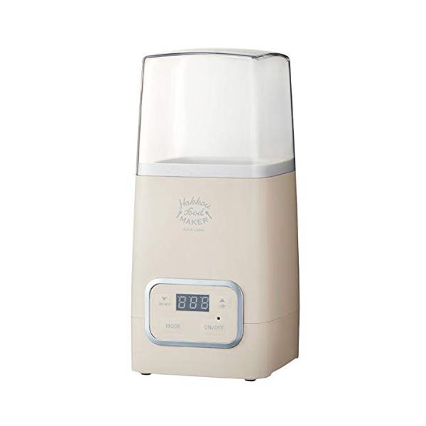 サイズ:W130×H281×D138[mm] 容器容量:1,000ml コード長:約1.2mAC100V定格消費電力:30W容器×2、計量カップ、スプーン温度調節(25-65℃、1℃刻み)、タイマー(1-48時間、1時間刻み)本体重量(kg...