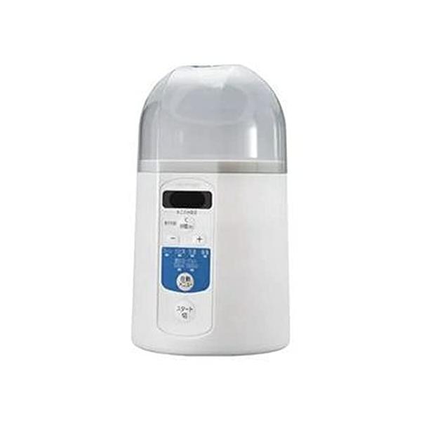 消費電力:40W専用容器容量:900ml使用可能牛乳パック:1000mlパックまで設定温度:25~65℃設定時間:1~48時間製品寸法(幅×奥行×高さ):156×156×274mm製品質量:630g電源コード長さ:2.0m