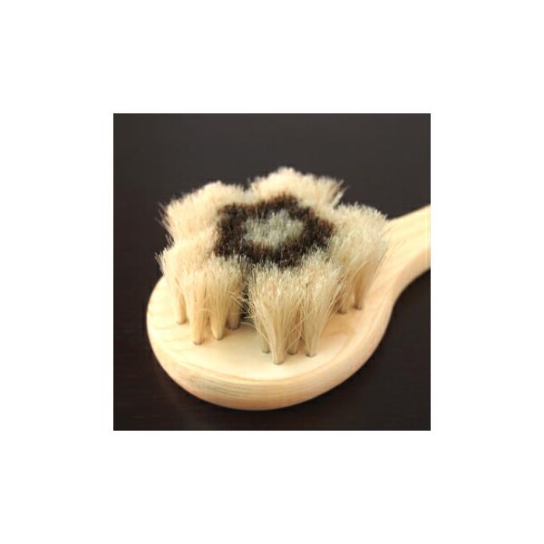 ※ご注文殺到につき、ご注文からお届けまで最大2週間ほどお時間をいただいております。白馬毛と茶馬毛を使用した毛穴の隅々まで丁寧に洗い流せるボディブラシと、天然毛の中でも、特に毛質が細いヤギの毛を使用した洗顔用ブラシのセット。  ■セット内容／...