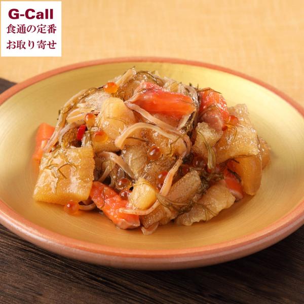 東京四谷、荒木町に佇む日本料理店「鈴なり」。有名グルメガイドの星獲得も！名店の味をご家庭で。鈴なりの村田店主が一品一品とことん監修しました。松前漬け、明太子、カラスカレイの西京焼。味わい深い魚介料理の3点セットです。・サーモン・いくら入り ...