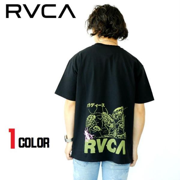 RVCA(ルーカ)のTシャツ。エッジの効いた昆虫のグラフィックプリントを配した、インパクトのあるTシャツ。形はシンプルなので着回しやすさも魅力。１枚で個性的な着こなしが叶うアイテムです。【RVCA(ルーカ)】ルーカ(RVCA)は2000年に...