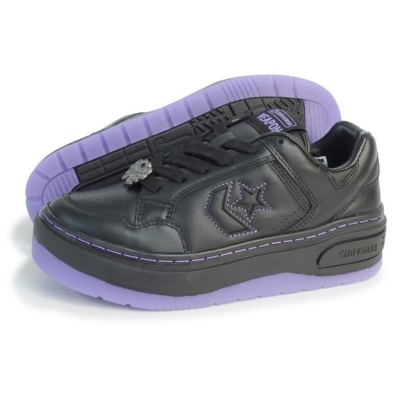 「ANNA SUI」とのコラボレーションモデル。WEAPONをベースに、ANNA SUIのアイコンである蝶や薔薇、イメージカラーを取り入れたガーリー感のあるデザイン。E.V.A.とラバーを組み合わせた、厚底ながらも軽量なアウトソールを採用。...