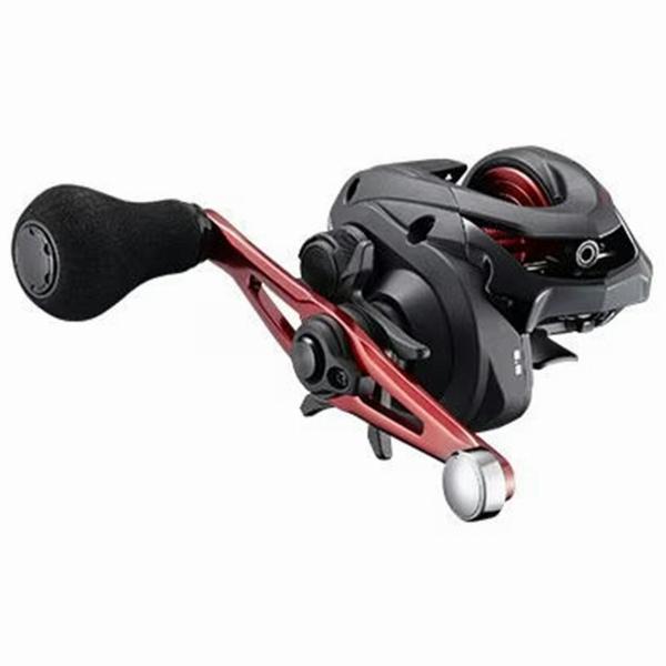 【シマノ 20ゲンプウ 200PG 右ハンドルの説明】 バランサー付きシングルハンドルは55mmとロング化し、ハンドルノブもサイズアップ。カワハギ、マルイカなどの小物からヒラメ、鯛ラバなど近海の大物にも対応します。