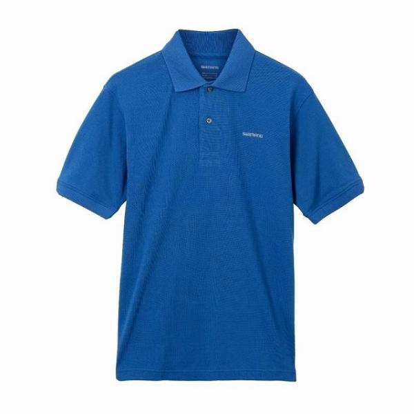 【シマノ プレステージ ポロシャツ SHー002Ｗ ブルー Lの説明】【◆ネコポス◆→地域によって配送にお時間がかかる場合があります】【中古品】原則返品不可となります。あらかじめご了承ください。