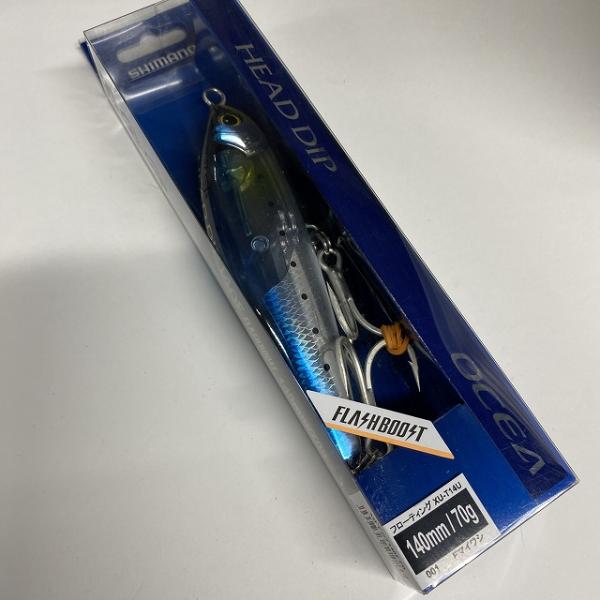 【シマノ オシア ヘッドディップ 140F フラッシュブースト XU-T14U Fマイワシ 001の説明】【中古品】原則返品不可となります。あらかじめご了承ください。
