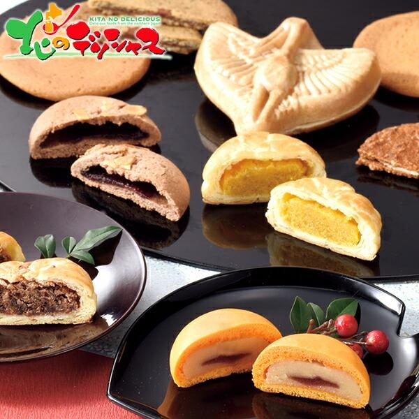 ■スマートフォンでは商品説明に文字数制限があるため、詳しい詳細は必ずパソコン表示で商品説明のご確認をお願い致します！■商品名:松屋 釧路・阿寒の菓子詰め合わせ■商品内容:幣舞橋の四季(４枚入り)・丹頭の鶴・釧路パイまんじゅう(南瓜・小豆)/...