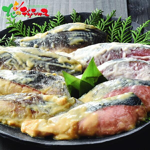 ■スマートフォンでは商品説明に文字数制限があるため、詳しい詳細は必ずパソコン表示で商品説明のご確認をお願い致します！■商品名:エスケイフーズ北海道産熟成漬け魚セット■商品内容:秋鮭西京漬・秋鮭粕漬・真鱈西京漬/各70g×2 、真ほっけ西京漬...