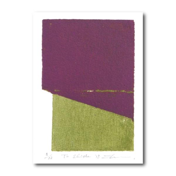 黒木周「To Slide」クロスグラフ額付きサイズ 245×310mm (八ツ切サイズ)額 アルミ製 BH-03Ｊ WD1(ホワイトウッド)ED 8/12 直筆サイン入りかぶせ箱付制作年 2013年黒木 周＝くろき しゅう＝1965年 宮崎...