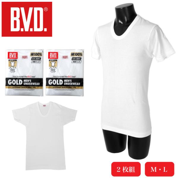 B.V.D.のU首半袖Tシャツ・綿100％農作物である綿を、安定した品質でお届けする為、世界中から良質な綿だけを厳選しています。いつでも着心地の良いアンダーウェアの為に。B.V.D.?のこだわりです。・丈夫で長持ち厳選した綿をしっかりと編み...