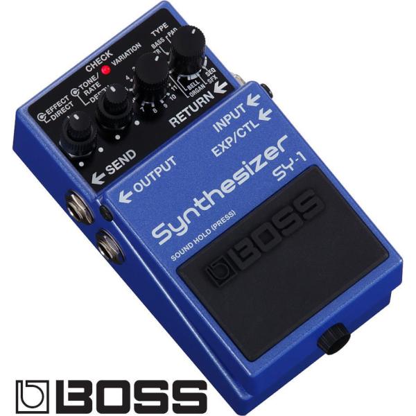 新たなギター・サウンドの境地へSY-1 Synthesizerは、歴史あるBOSSのギター・シンセサイザー・テクノロジーを凝縮したコンパクト・ペダルです。ペダルボードへの組み込みを容易にするコンパクトなサイズでありながら、121種類もの多彩...