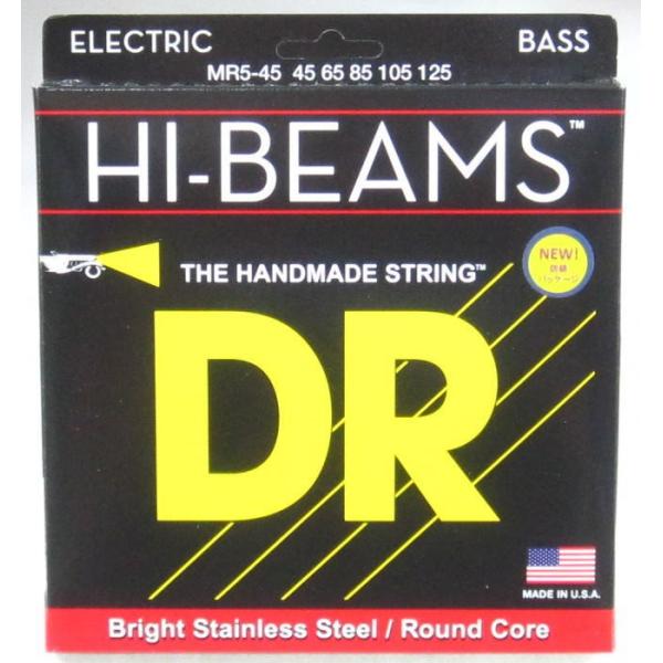 ハイビームシリーズは非常にしなやかで明るい低音を奏で、オクターブ奏法の際、弦間で起こる音色のばらつきを抑えたサウンドを奏でます。 また耐久性に優れ、長寿命、フレットへの高い耐摩耗性など多くの特徴を持っています。 DRの歴史で培われた伝統技術...