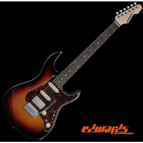 EDWARDSの『スナッパー』モデルです。ピックアップには  ESP SS-100＋(Neck&amp;Middle)＆ESP LH-200＋(Bridge)を搭載。ブリッジピックアップはコイルタップ可能です。また、マスター・トーンのスイッ...
