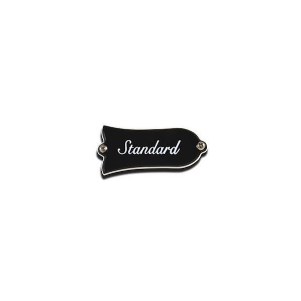 Gibson 純正部品。Les Paul Standard 用トラスロッドカバーです。“Standard”文字入りです。