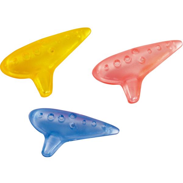 ◆プラスチック製の軽量オカリナ。