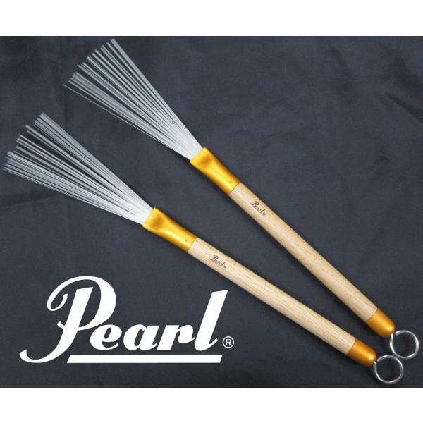 パールのワイヤー・ブラシ【押出式】です。歯切れの良いパワフルな音色のブラシです。