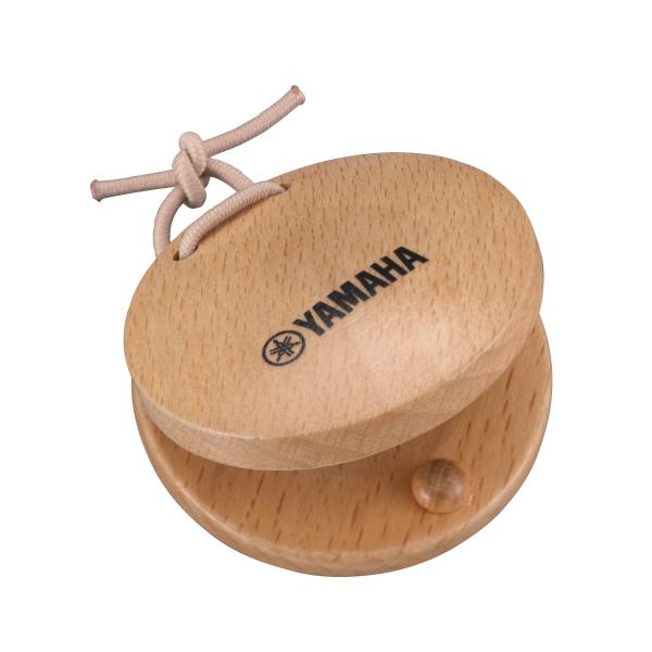 ヤマハ製 天然木のハンドカスタネットです。幼児の音楽教育から小学校の器楽合奏まで幅広く使える教育用カスタネットです。・堅くしなやか、きめ細かい木目で表面の触り心地が良いビーチ材を採用。・お子様にも安心安全にお使い頂けます。（水性塗料使用、食...